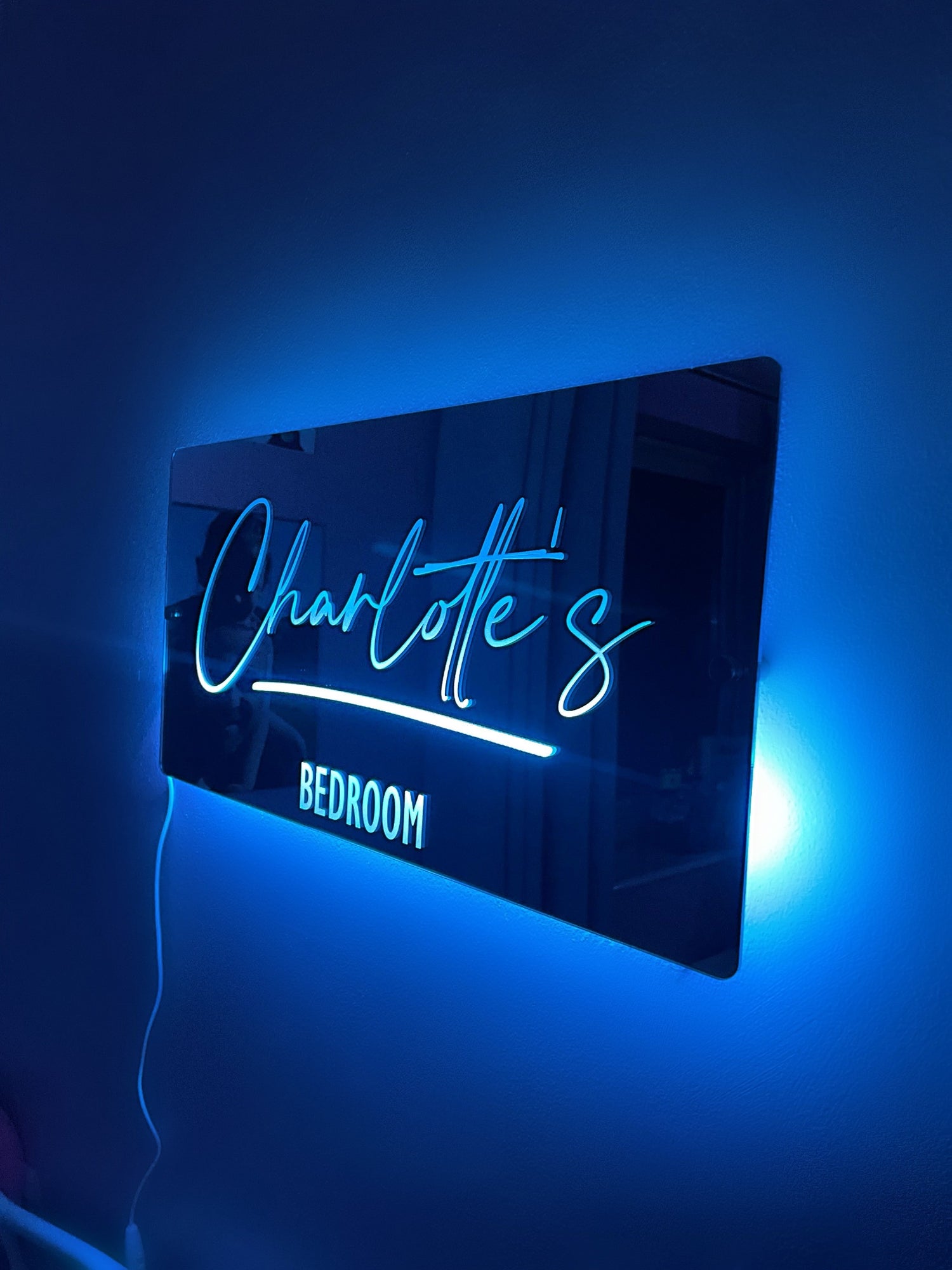 Three Reasons Your Room Needs A Personalised LED Name Mirror – The ...